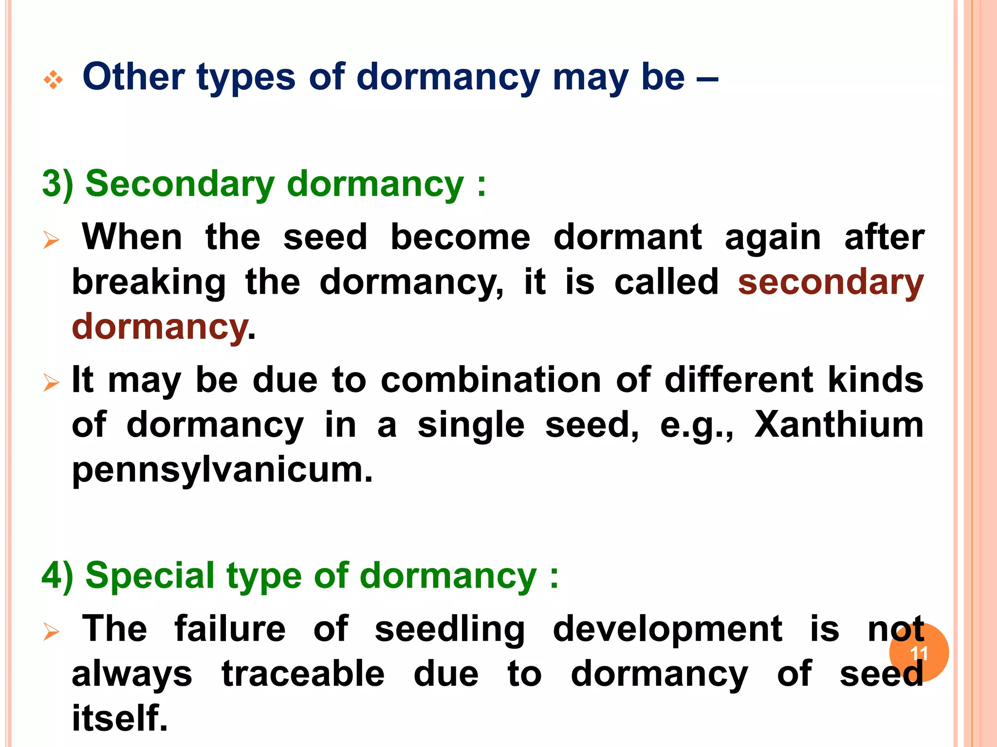 seed dormancy | PPTX