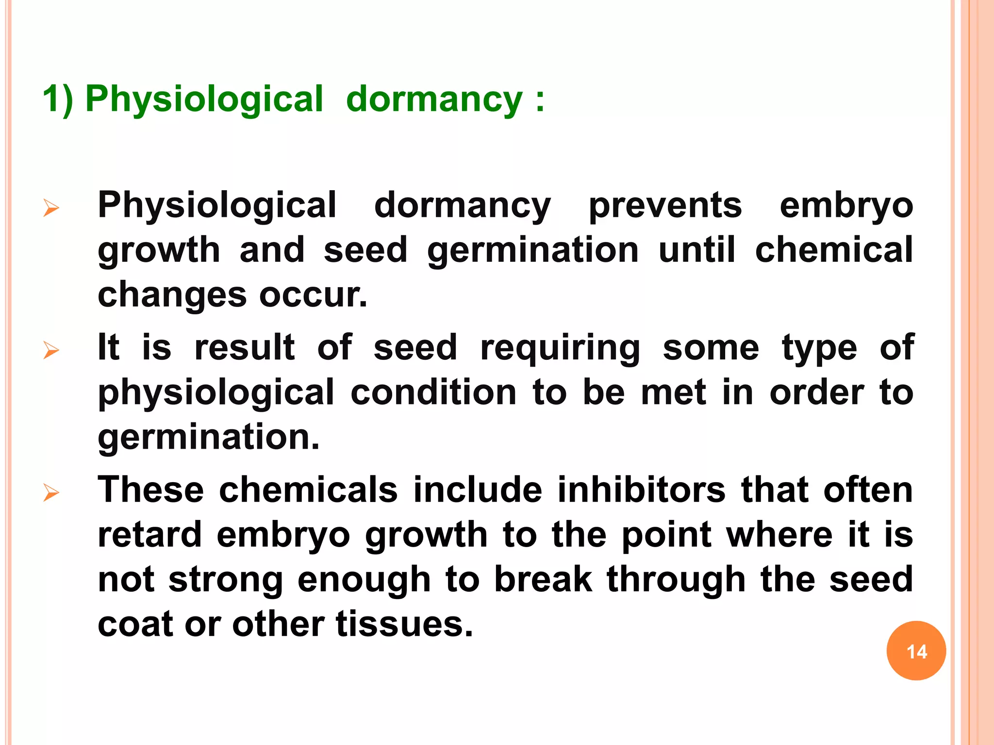 seed dormancy | PPTX