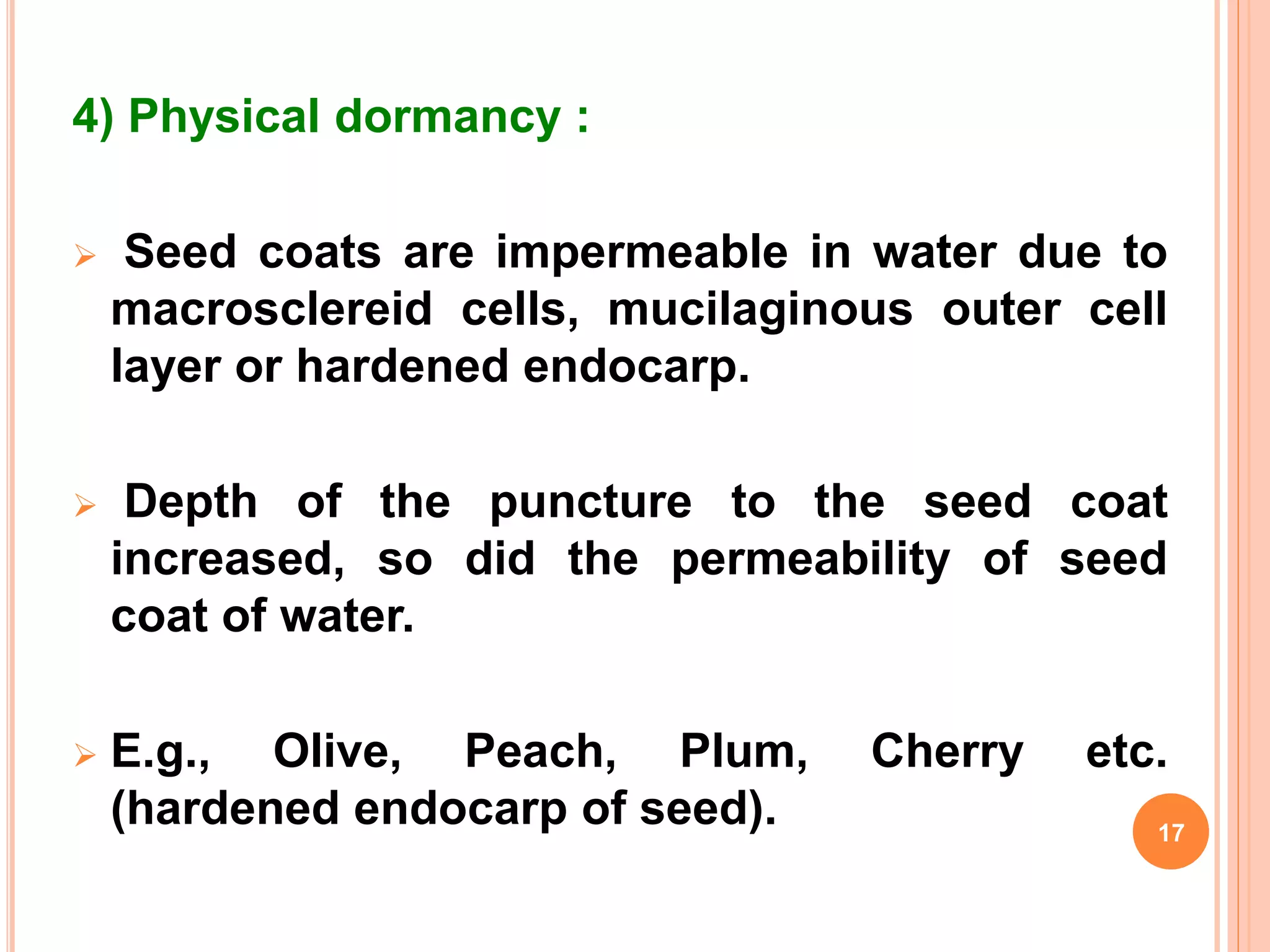 seed dormancy | PPTX