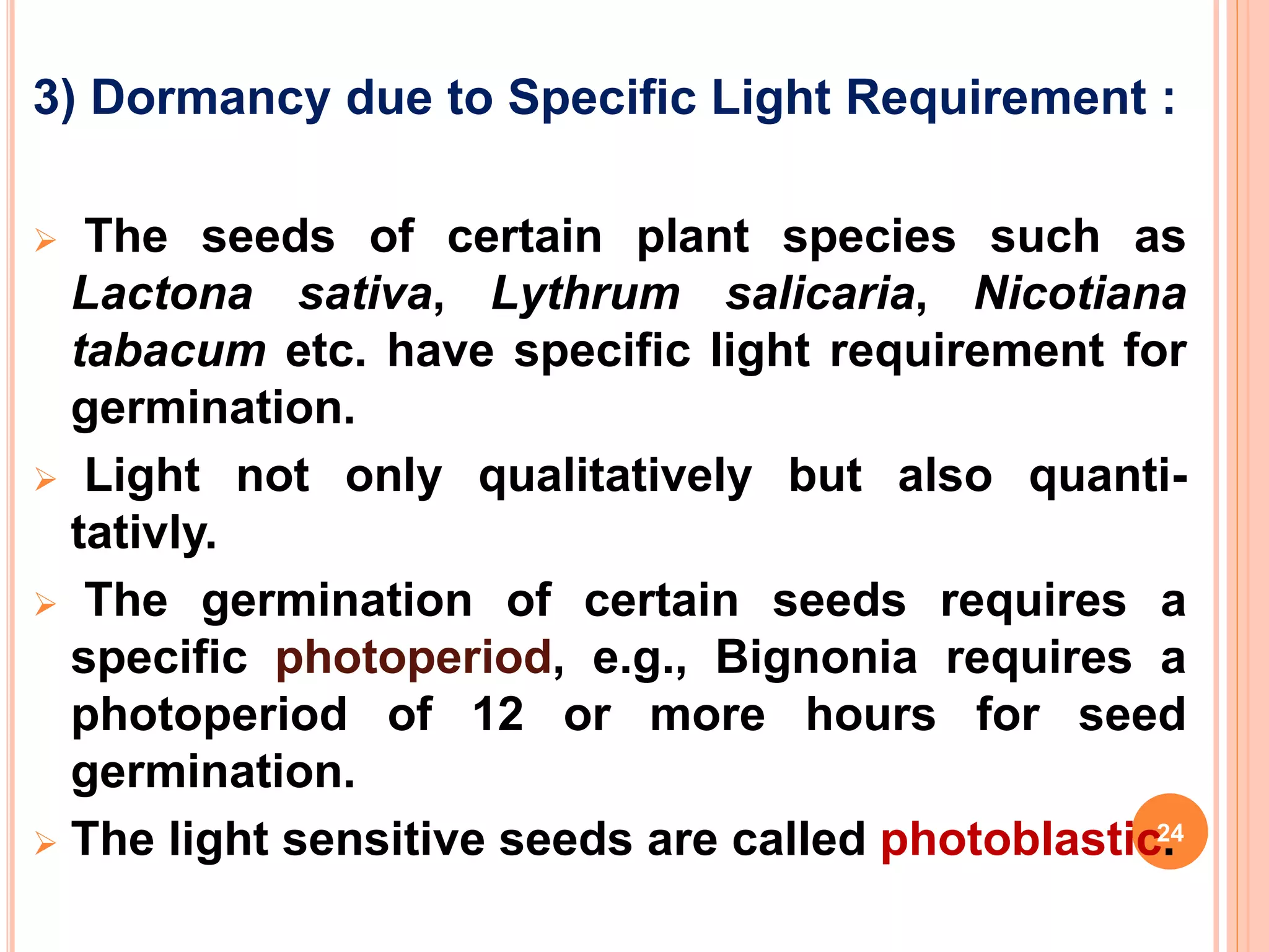seed dormancy | PPTX