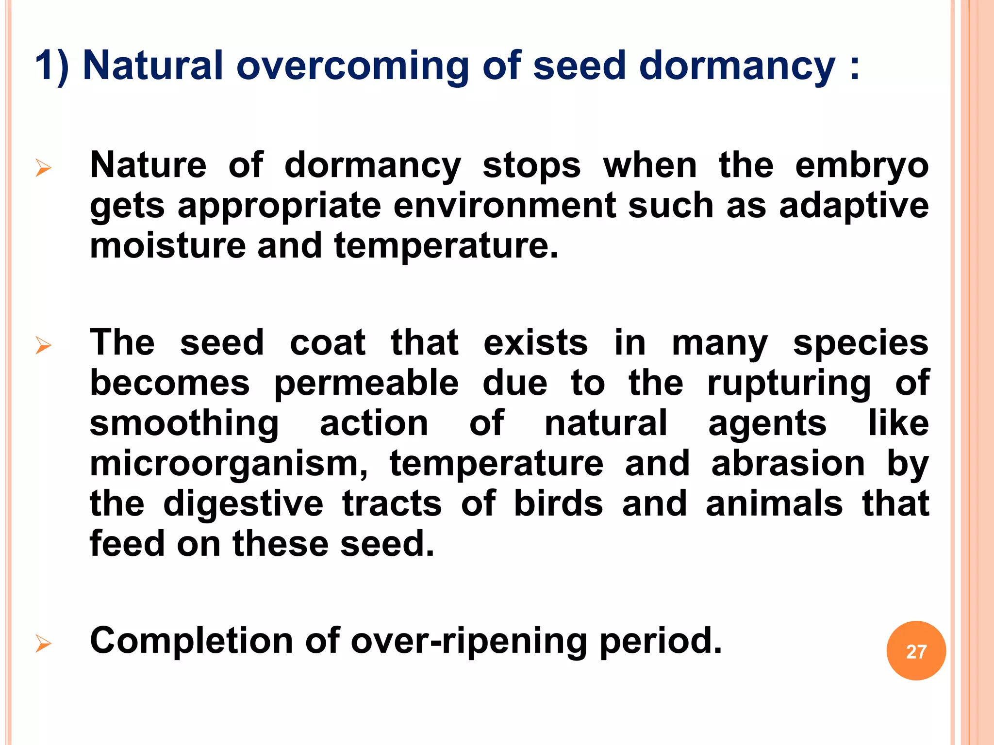 seed dormancy | PPTX