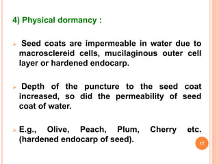 seed dormancy | PPTX