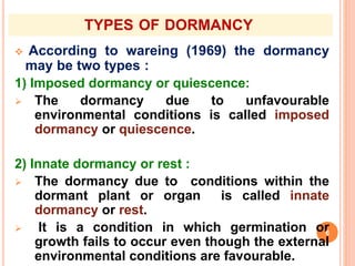 seed dormancy | PPTX