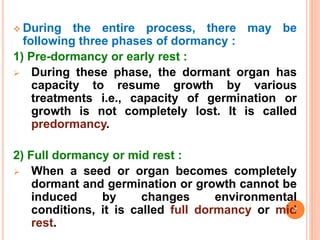 seed dormancy | PPTX