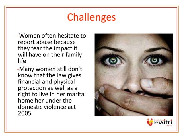 Maitri india domestic violence presentation | PPT