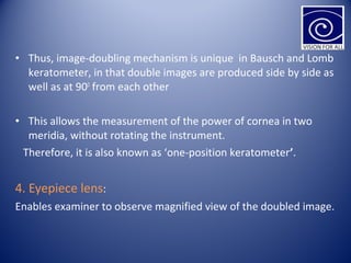 RAMJI PANDEY keratometry PPT | PPT