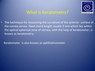 RAMJI PANDEY keratometry PPT | PPT