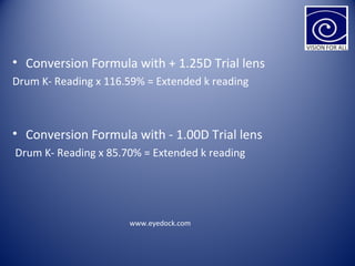 RAMJI PANDEY keratometry PPT | PPT