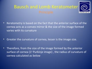 RAMJI PANDEY keratometry PPT | PPT
