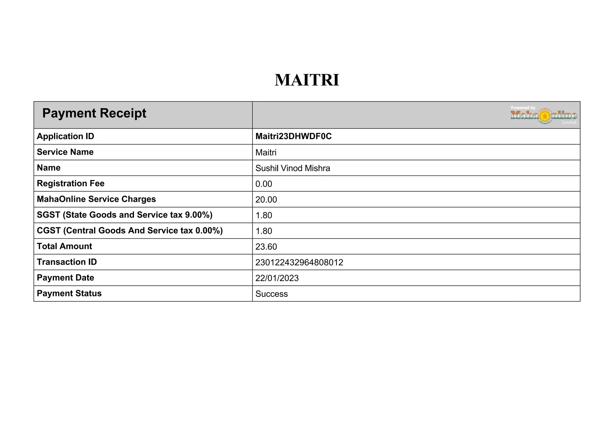 maitri payment.pdf