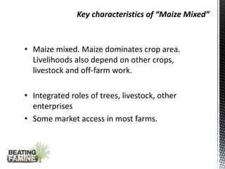 The maize mixed farming system: Highlights of characteristics, trends ...