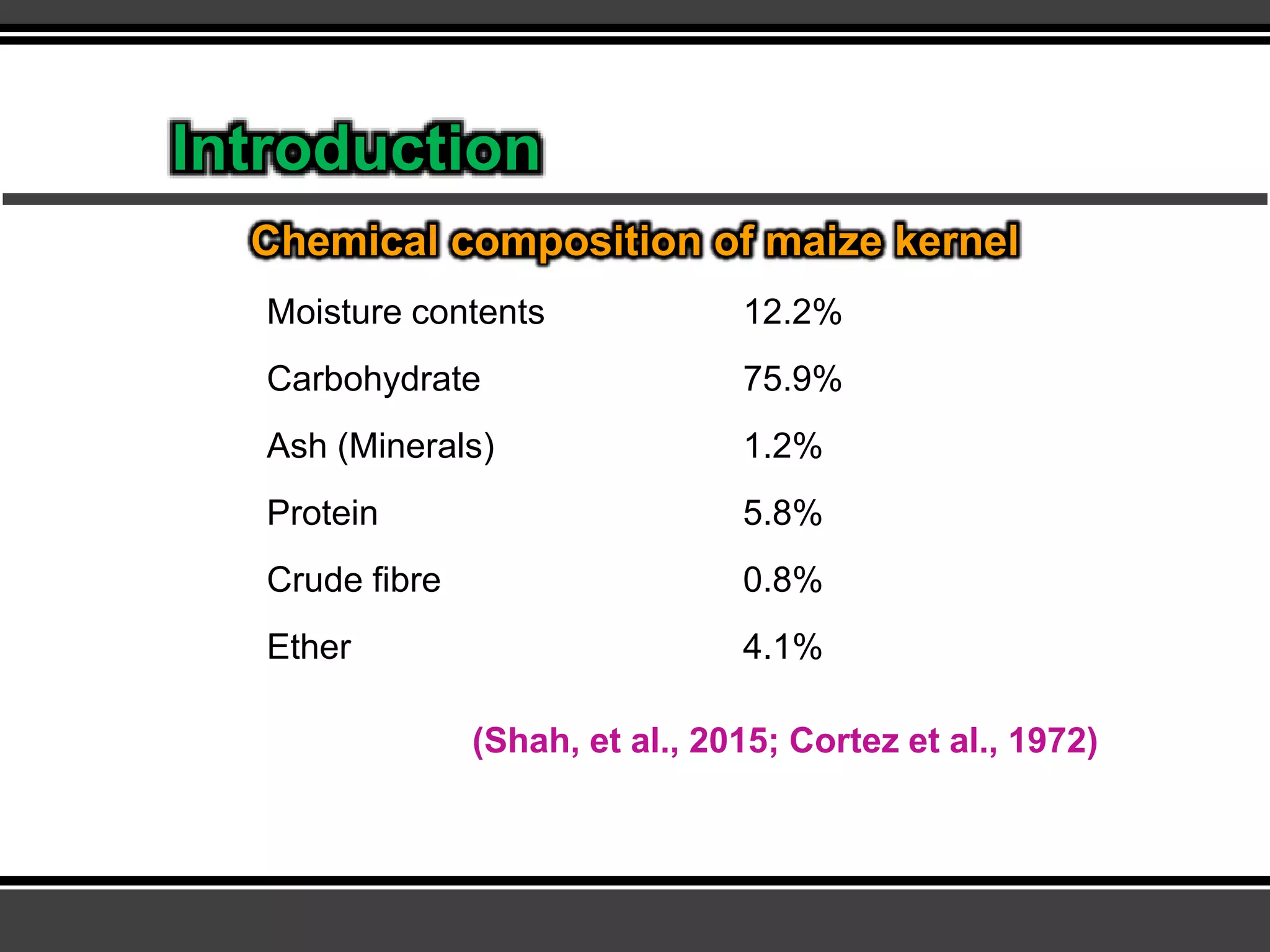 Economic importance and Phenological description of maize | PPTX