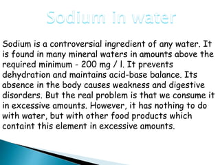 Chemical structure of water by Group 1 | PPTX