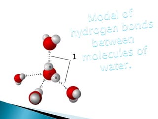 Chemical structure of water by Group 1 | PPTX
