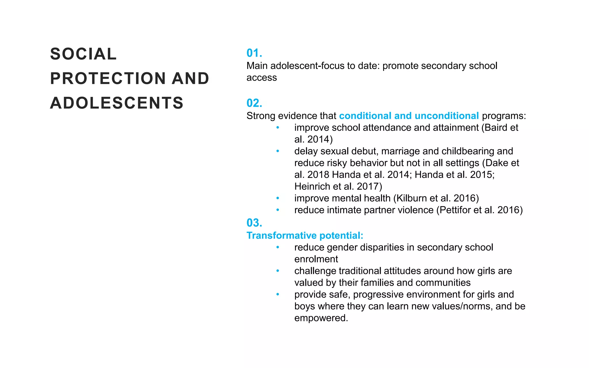 Social Protection & Adolescence | PPTX
