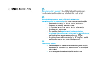 Social Protection & Adolescence | PPTX
