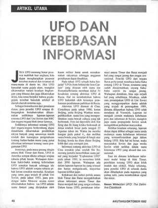Majalah Aku Tahu edisi UFO | PDF