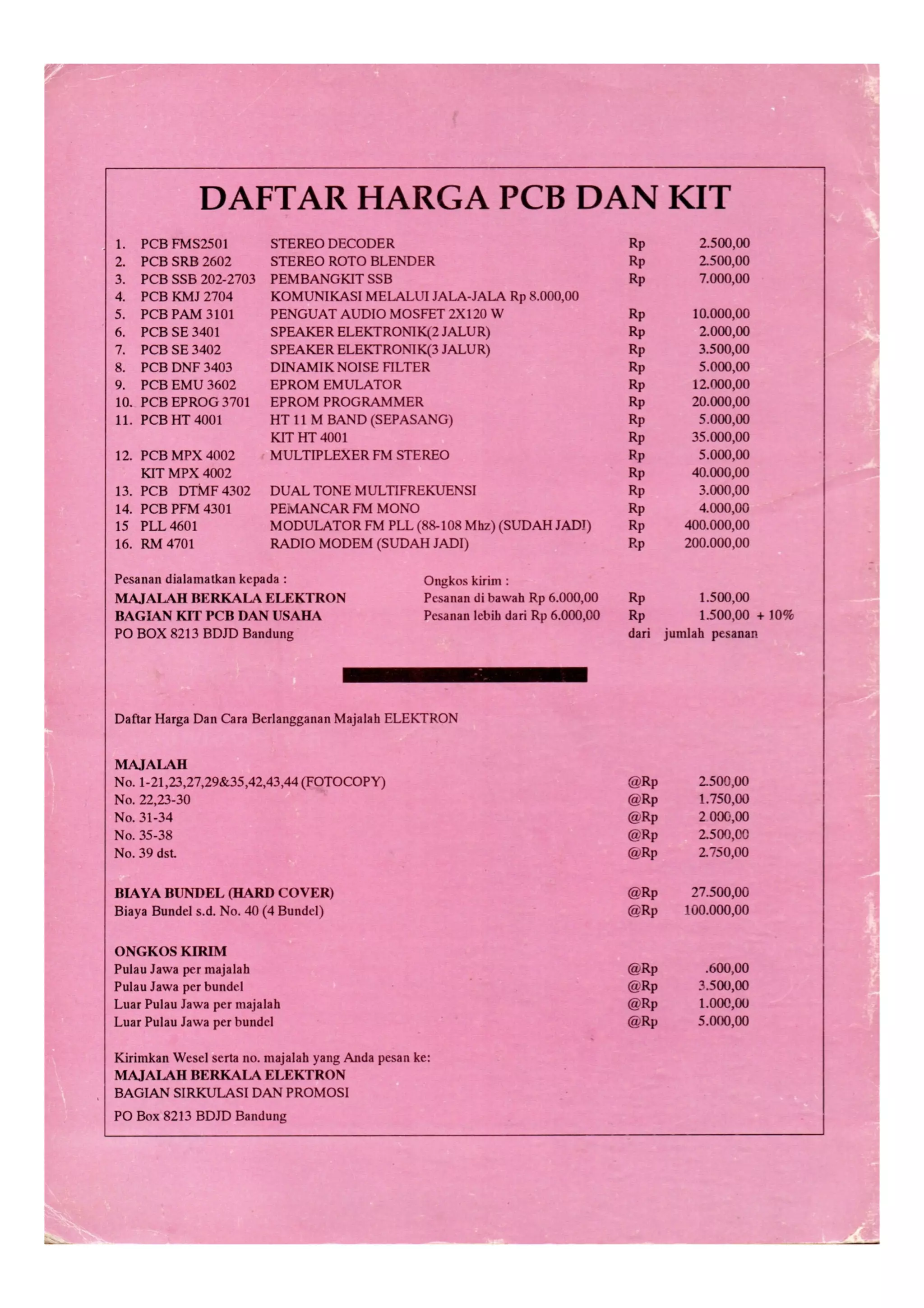 Majalah Elektron No. 47 - Radio Modem | PDF