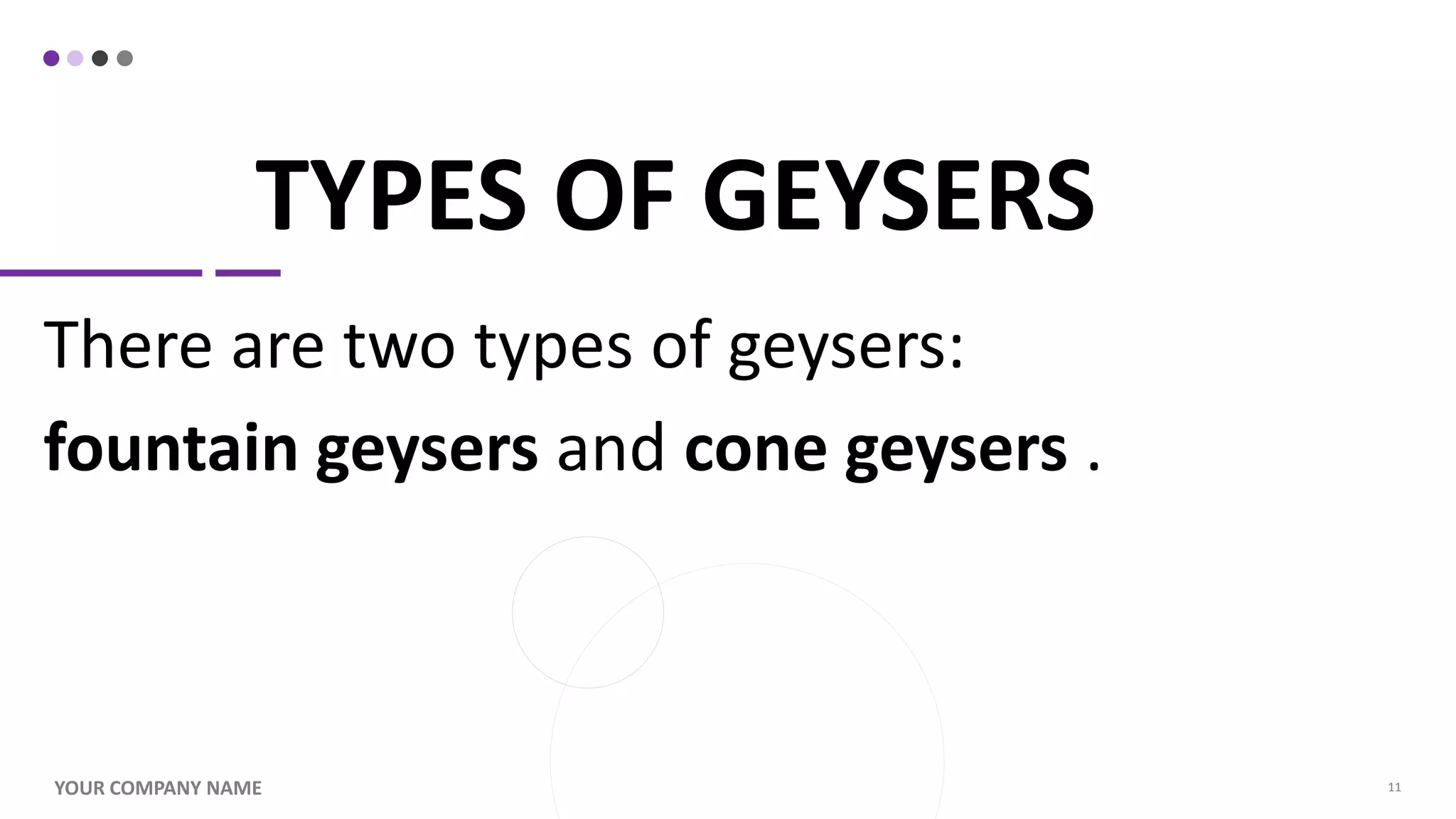 Mountains, geysers, hot springs | PPTX