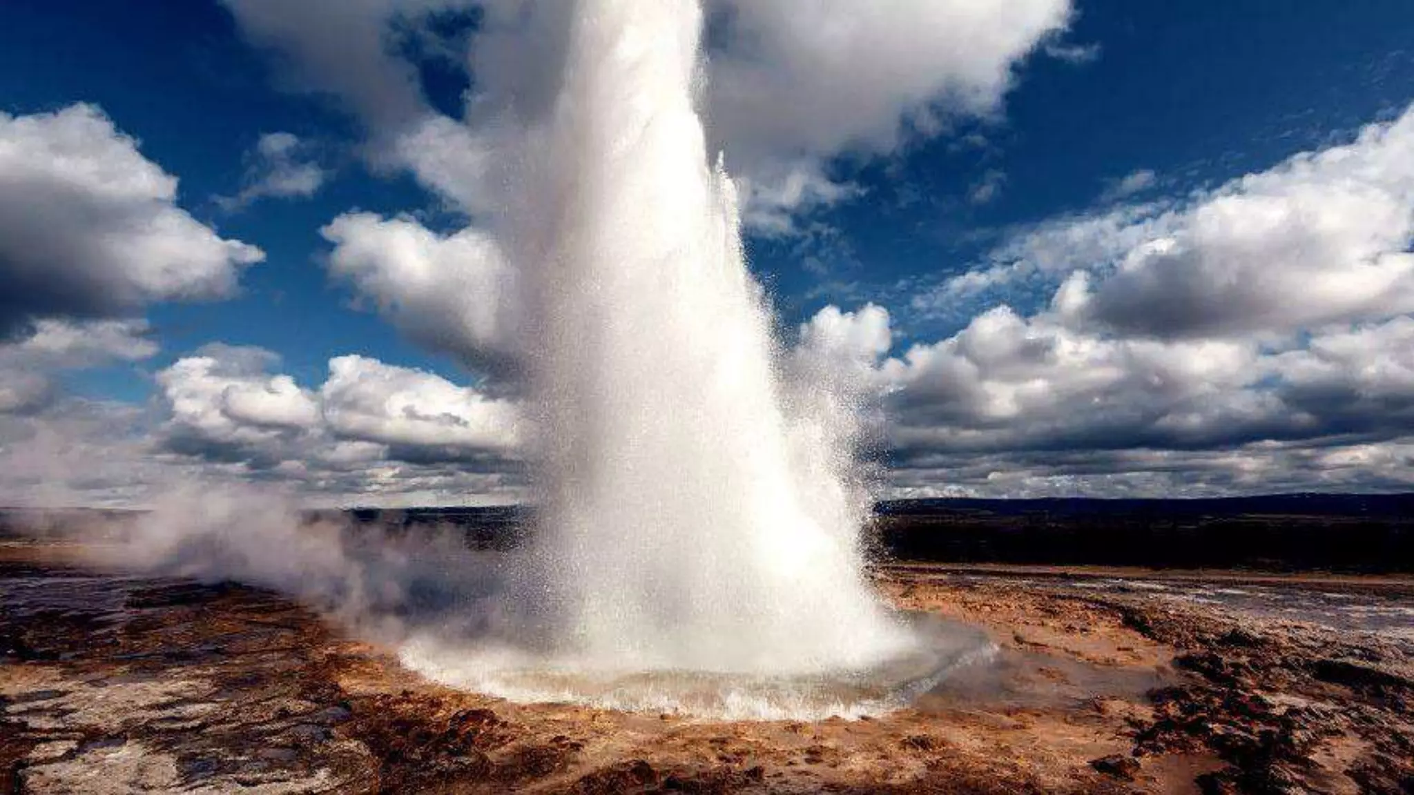 Mountains, geysers, hot springs | PPTX