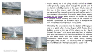 Mountains, geysers, hot springs | PPTX