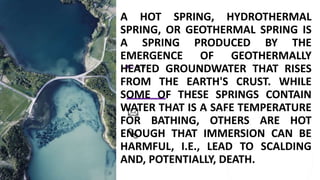 Mountains, geysers, hot springs | PPTX