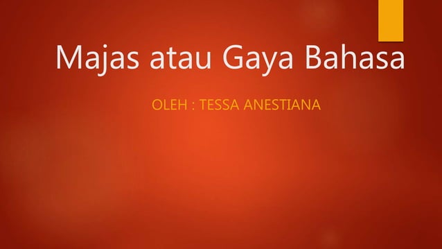 Macam-Macam Majas atau Gaya Bahasa dalam Bahasa Indonesia | PPTX