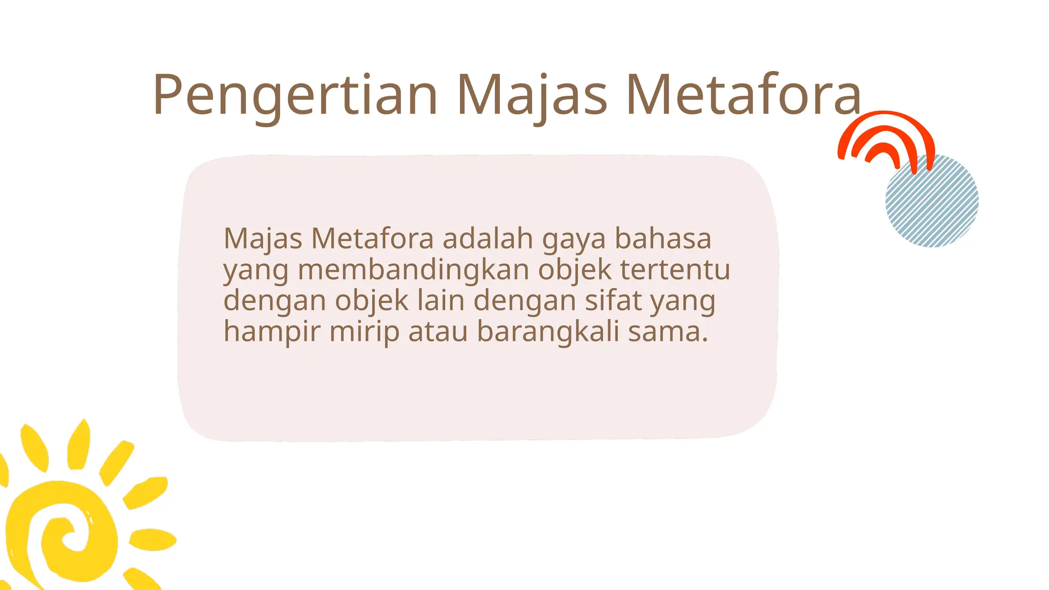 macam macam majas untuk kelas 5. hiperbola, personifikasi, metafora | PPTX