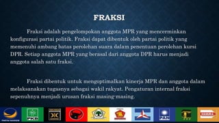 Majelis permusyawaratan rakyat ( MPR ) | PPTX