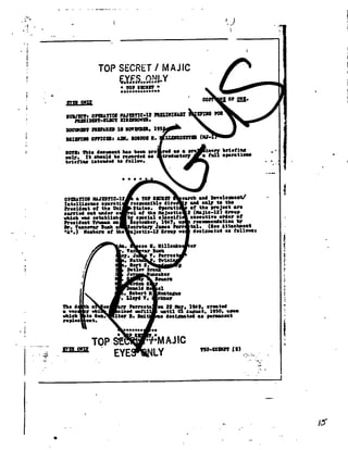 Majestic 12 part 1 of 1 | PDF