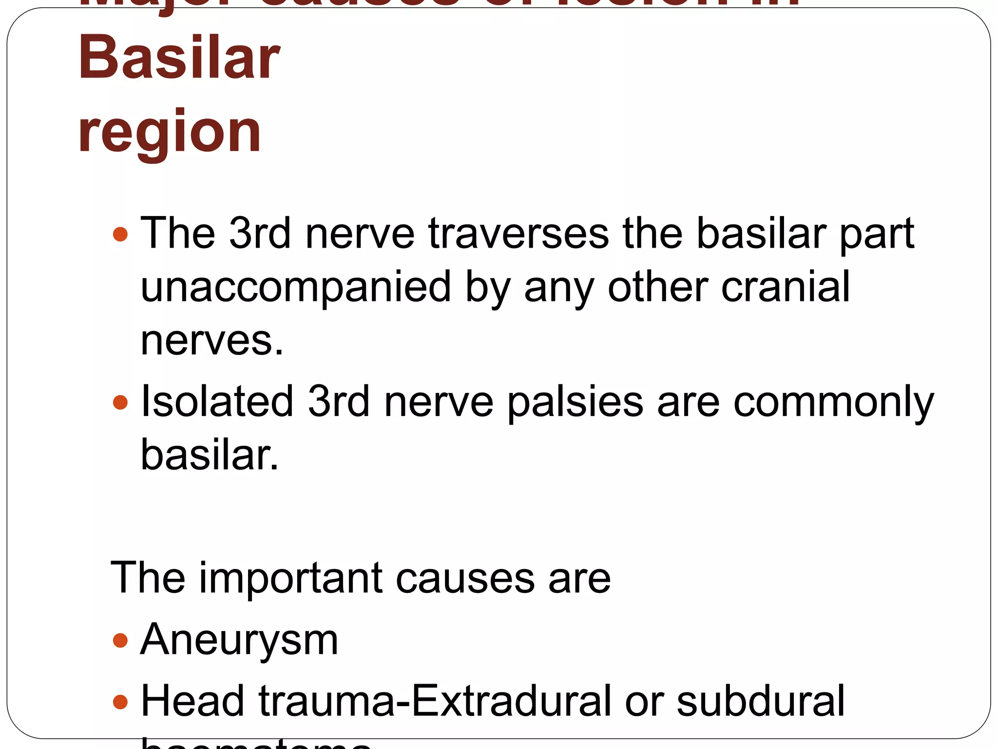 3rd nerve palsy | PPTX
