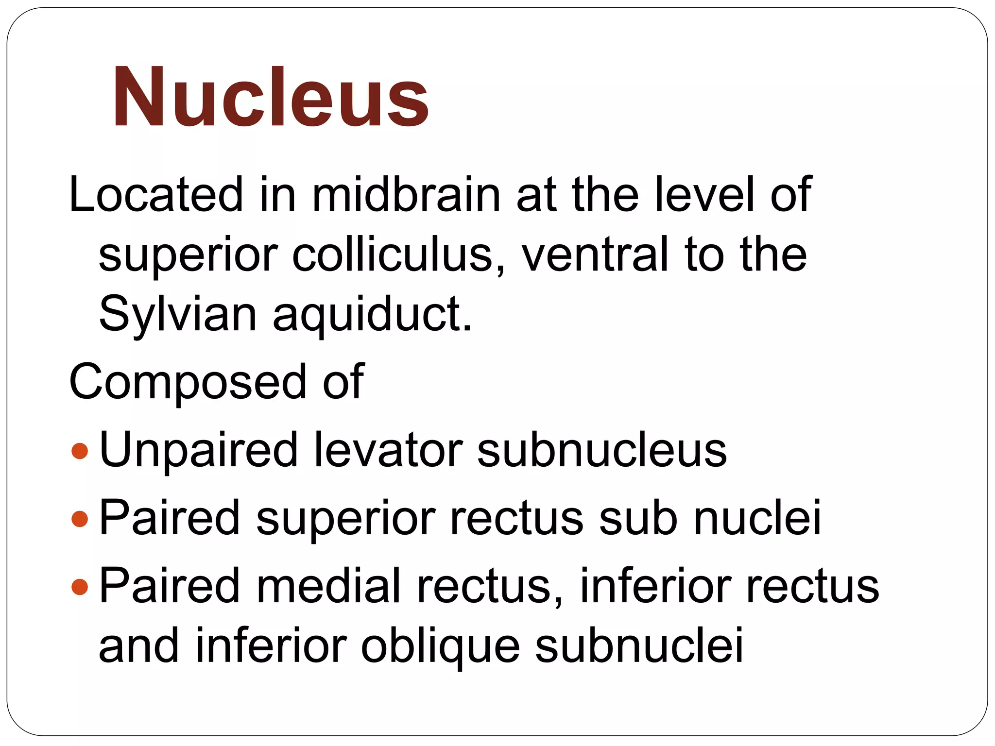3rd nerve palsy | PPTX