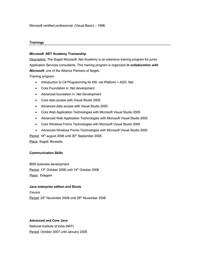 Junior Developer .net