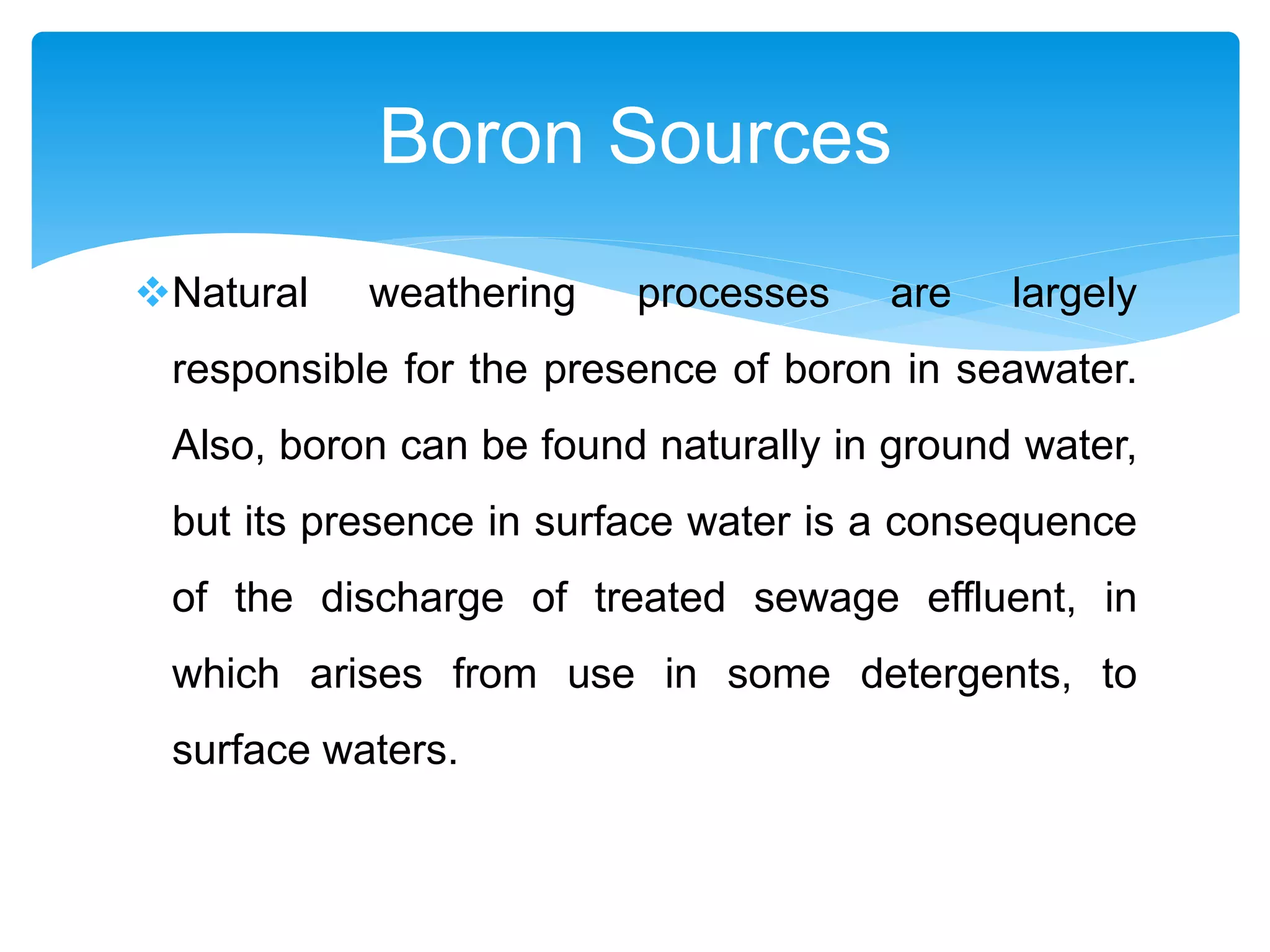 Majid Hashemi_ Boron Removal by RO | PDF