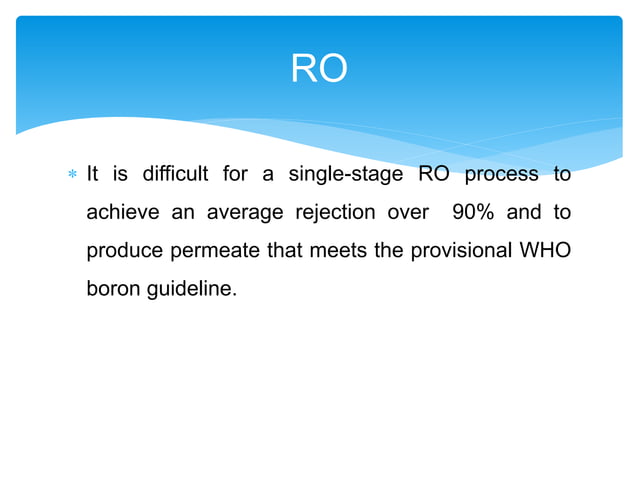 Majid Hashemi_ Boron Removal by RO | PPT