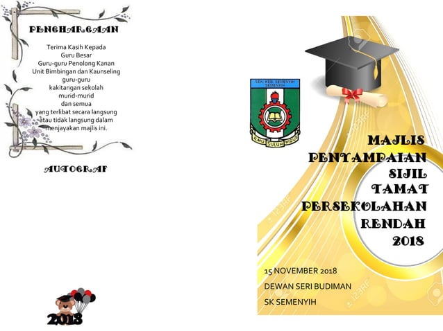 Majlis penyampaian sijil tamat persekolahan rendah | PPT