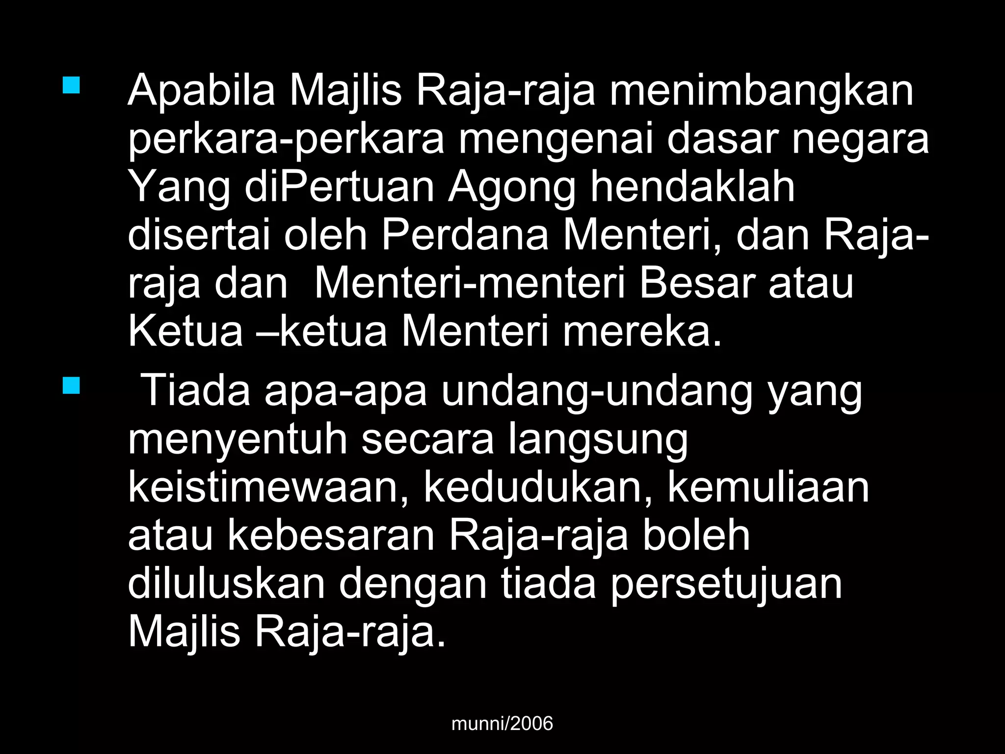 Majlis raja raja | PPT