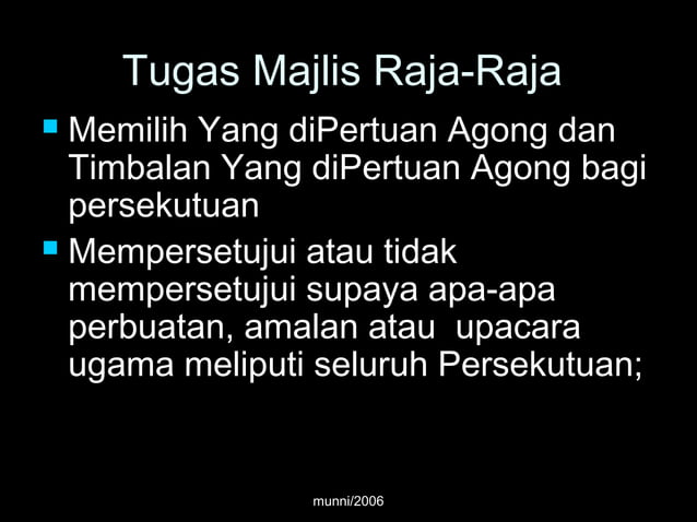 Majlis raja raja | PPT