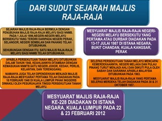 MAJLIS RAJA-RAJA | PPTX