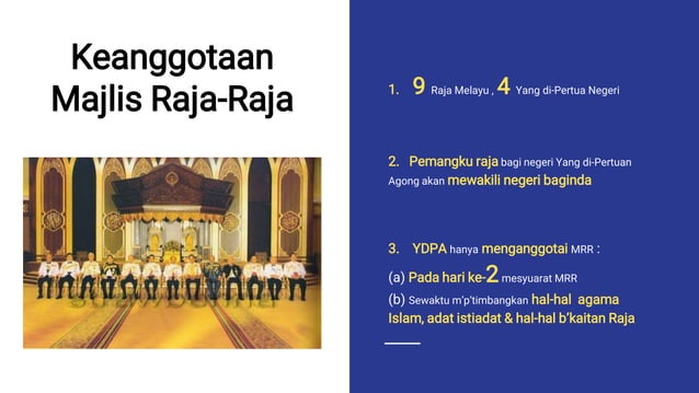 Majlis raja-raja | PPT