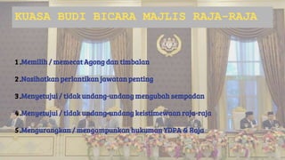 Majlis raja-raja | PPT