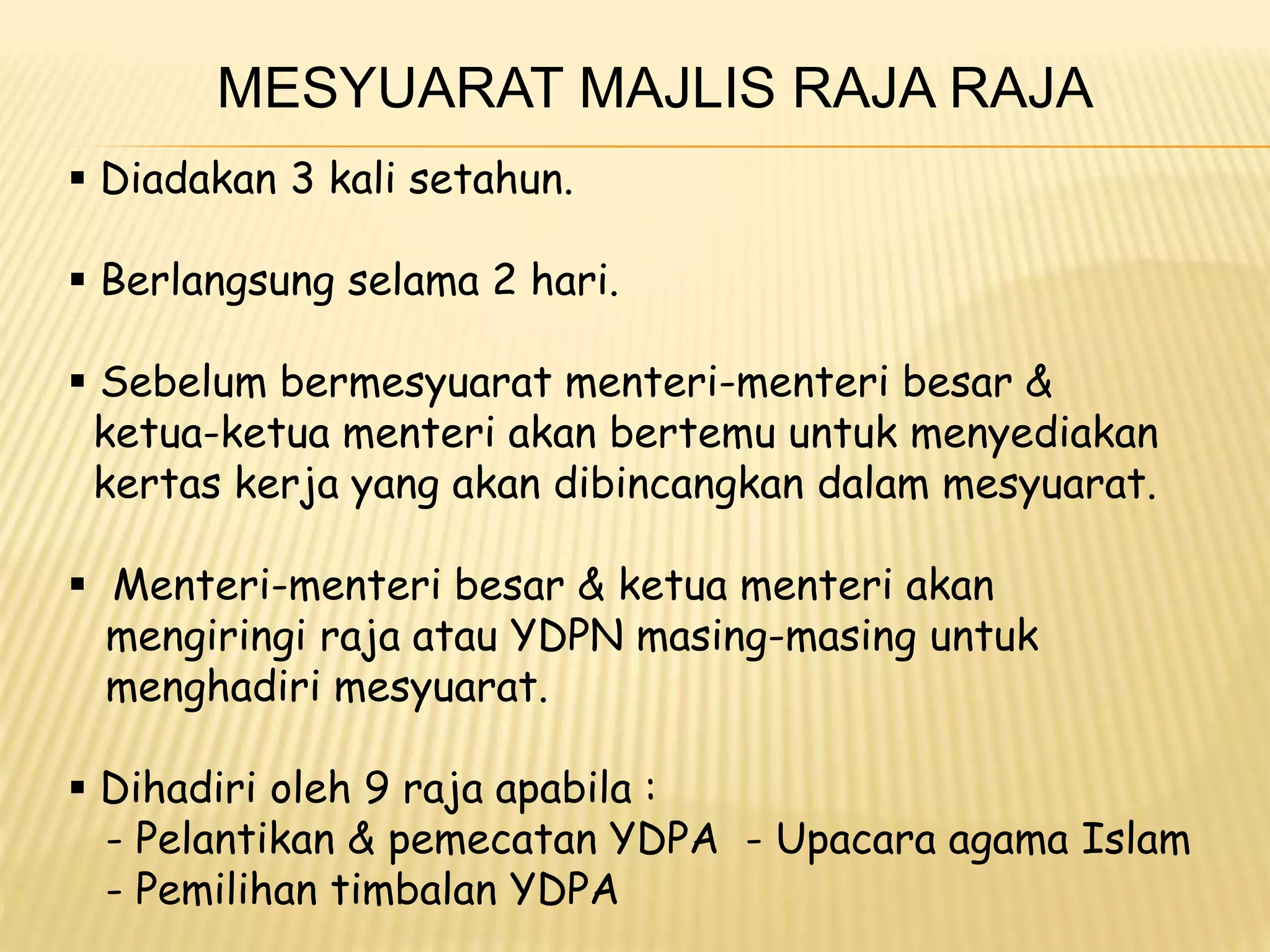 Majlis rajaraja melayu | PPT