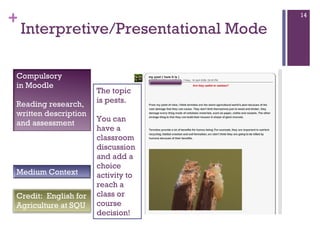 Blending Moodle for Language Learning | PPT