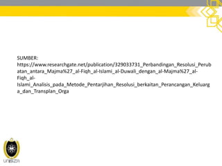 Majma' al fiqh al-islami | PPTX