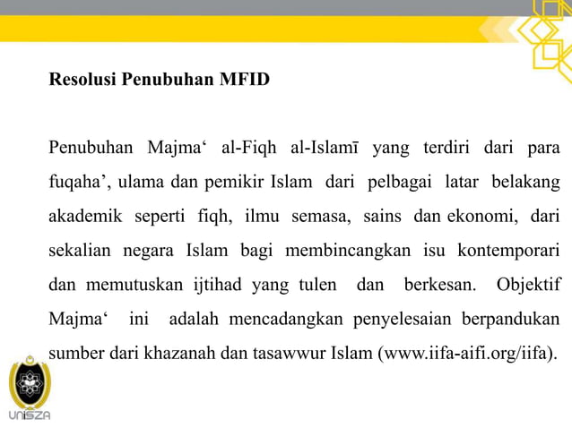 Majma' al fiqh al-islami | PPTX