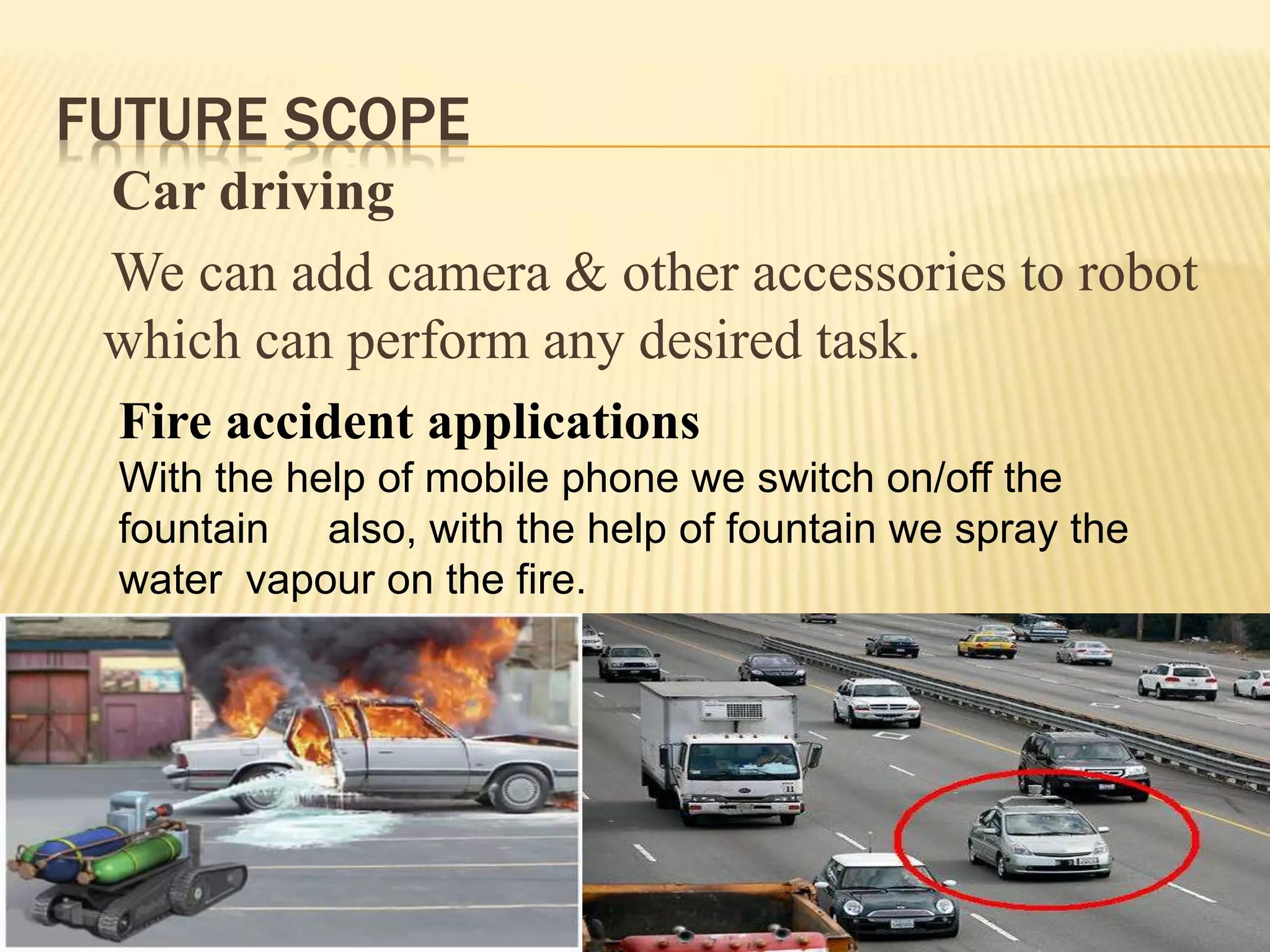 mobile control robot using DTMF module | PPT