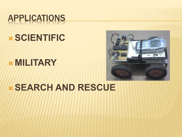 mobile control robot using DTMF module | PPT