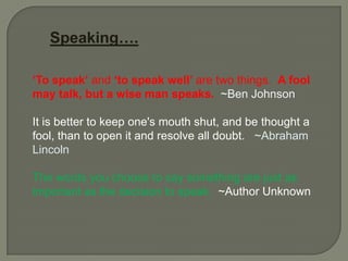 VERBAL COMMUNICATION | PPT