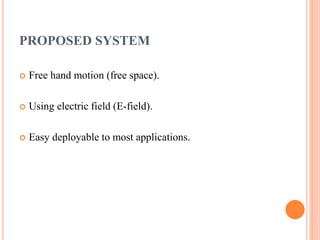 Gesture based appliance control | PPT