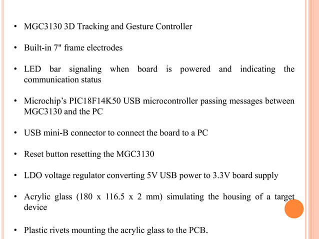 Gesture based appliance control | PPT